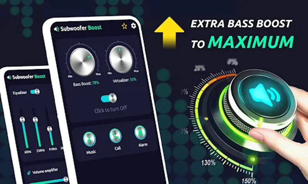 Subwoofer Bass Booster Amplify pour Android - Télécharger