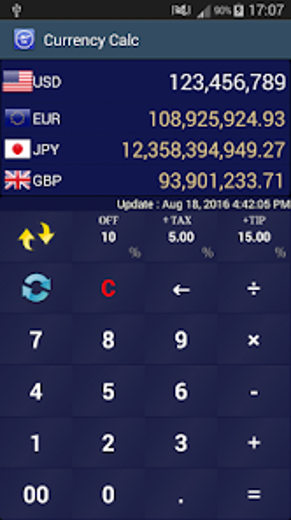 Currency Calc for Android - Download
