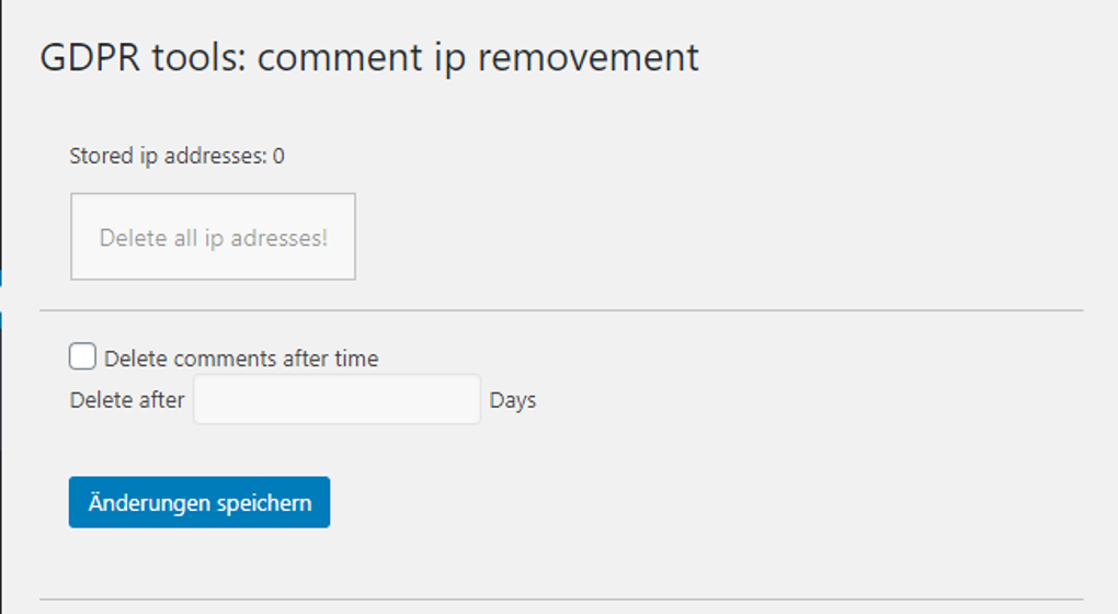 GDPR Tools: comment ip removement para WordPress - Descargar