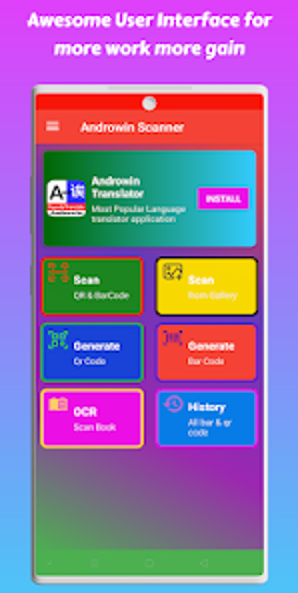 Android Book Scanner QR Code Scanner A 