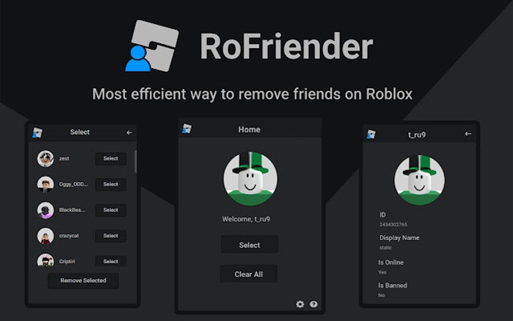 RoFriender for Google Chrome - Extension Download