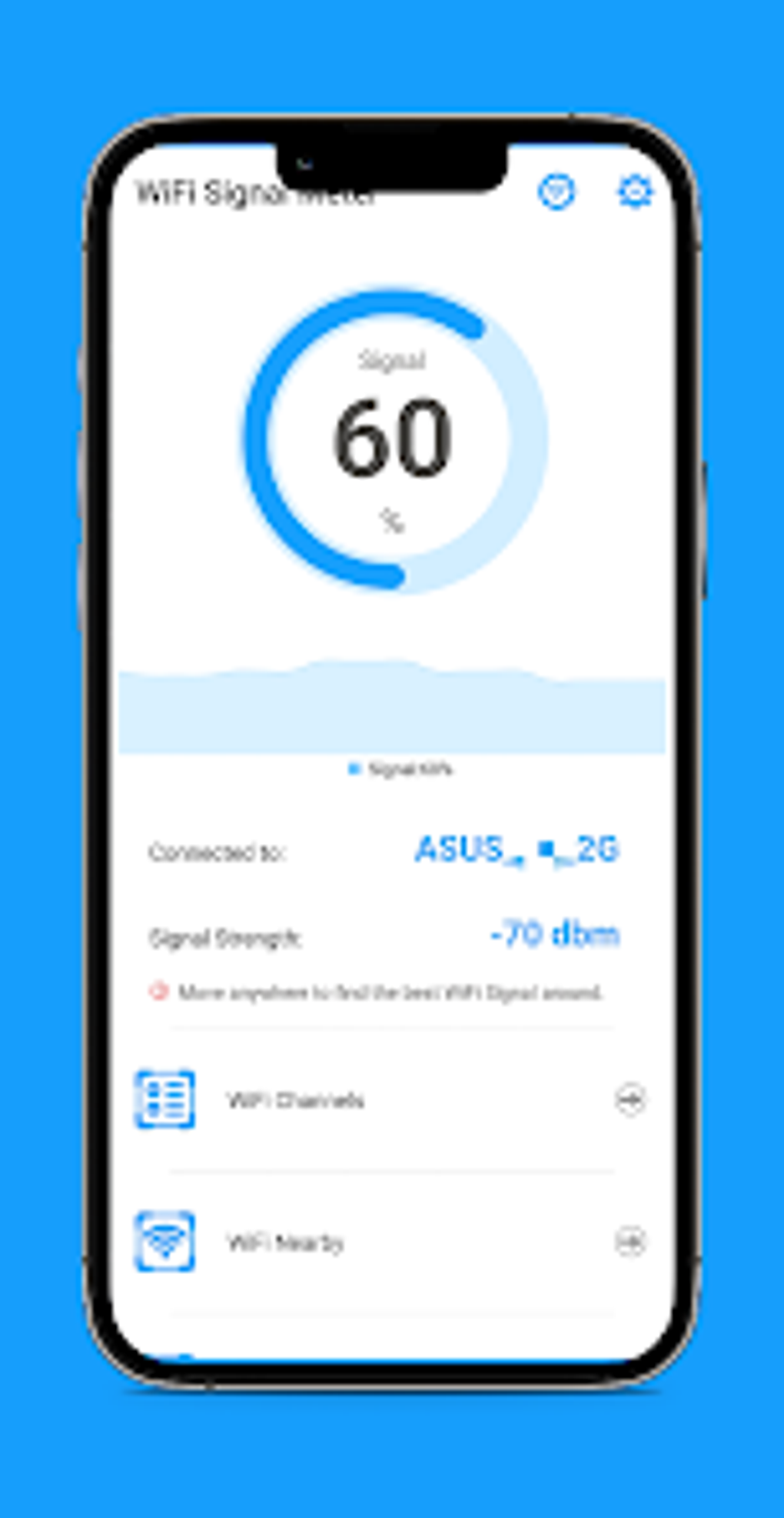 WiFi Signal Strength Meter pour Android - Télécharger