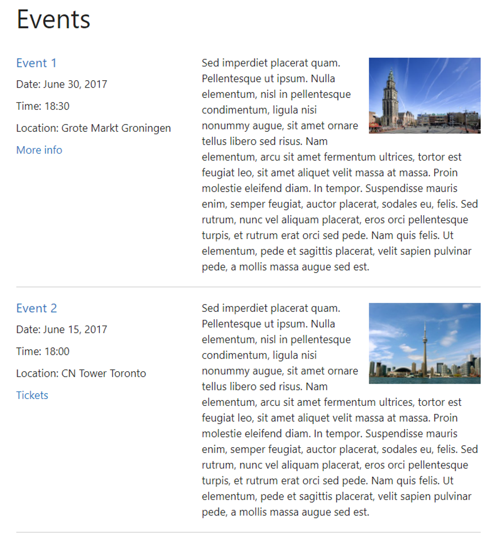 VS Event List para WordPress - Descargar