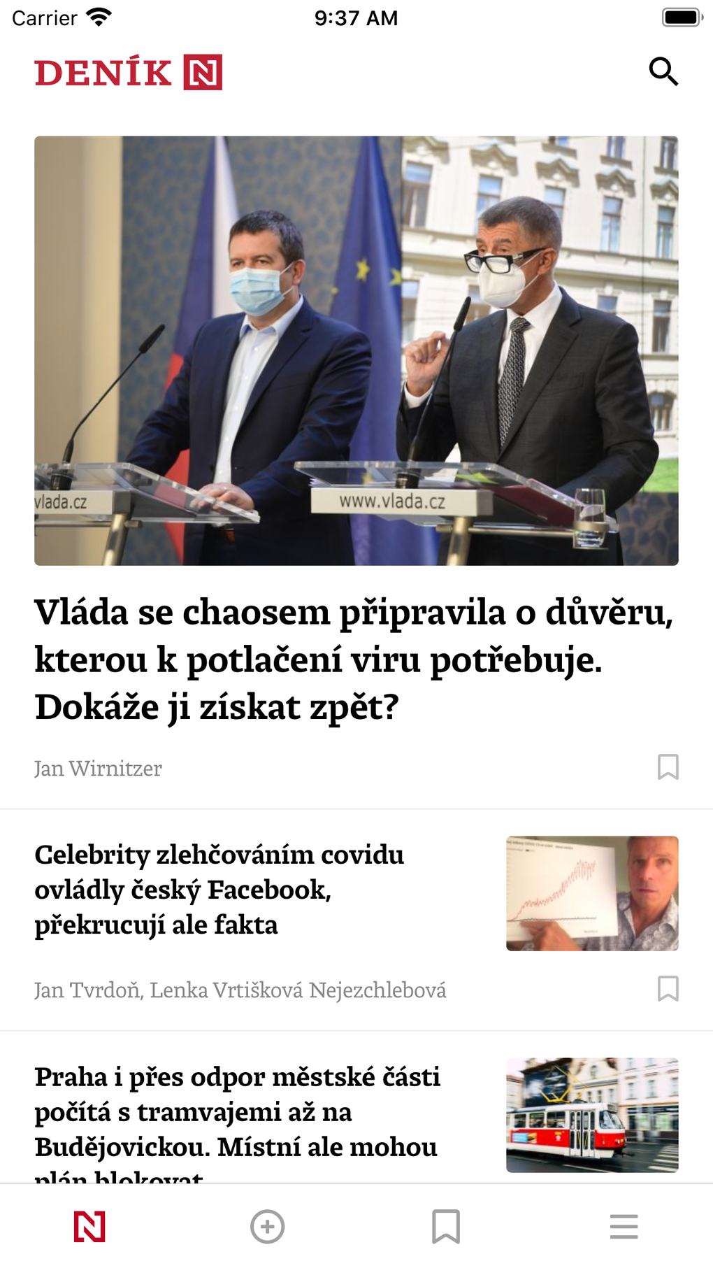 Deník N for iPhone - Download