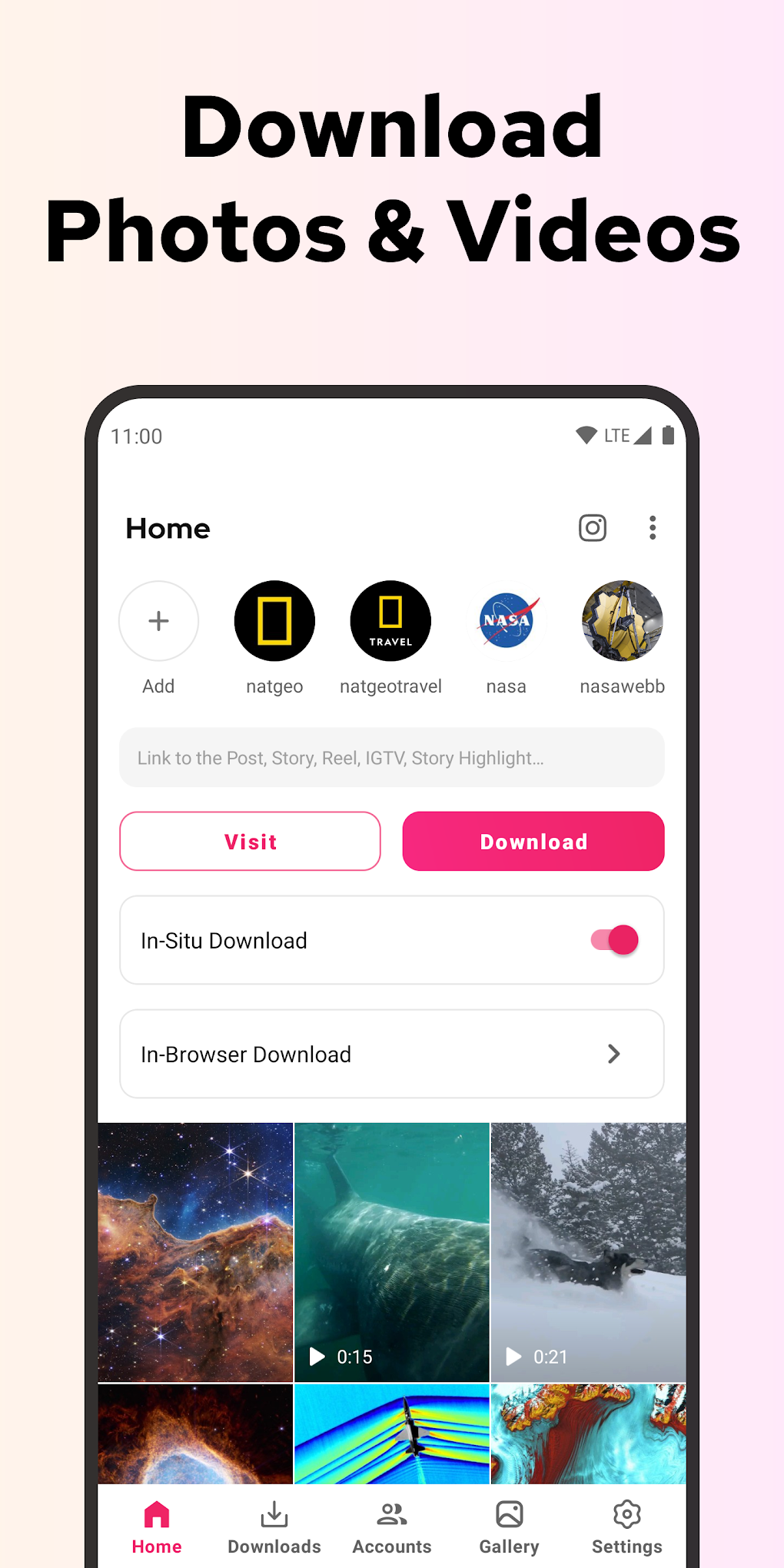 Video Downloader Insta Saver para Android - Descargar