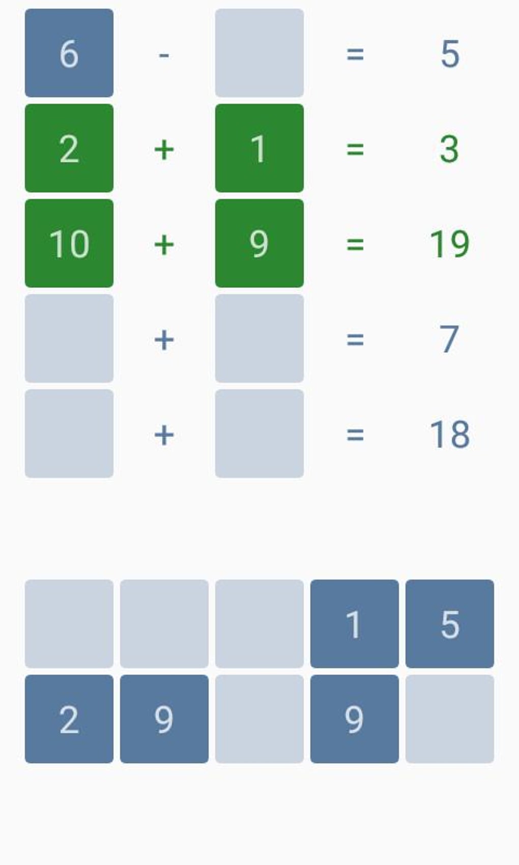 Addition and subtraction APK para Android - Descargar