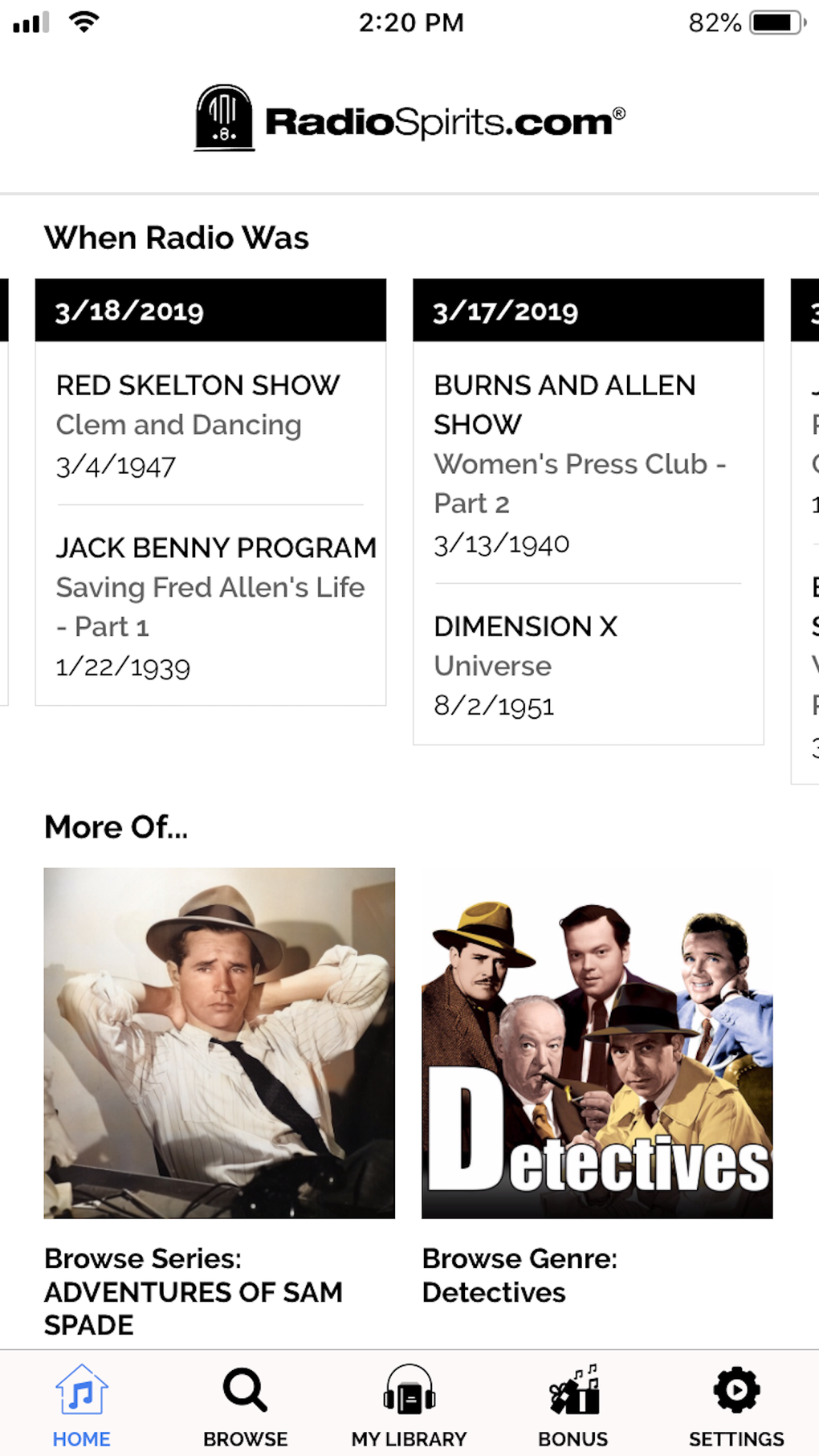 Radio Spirits para iPhone - Descargar