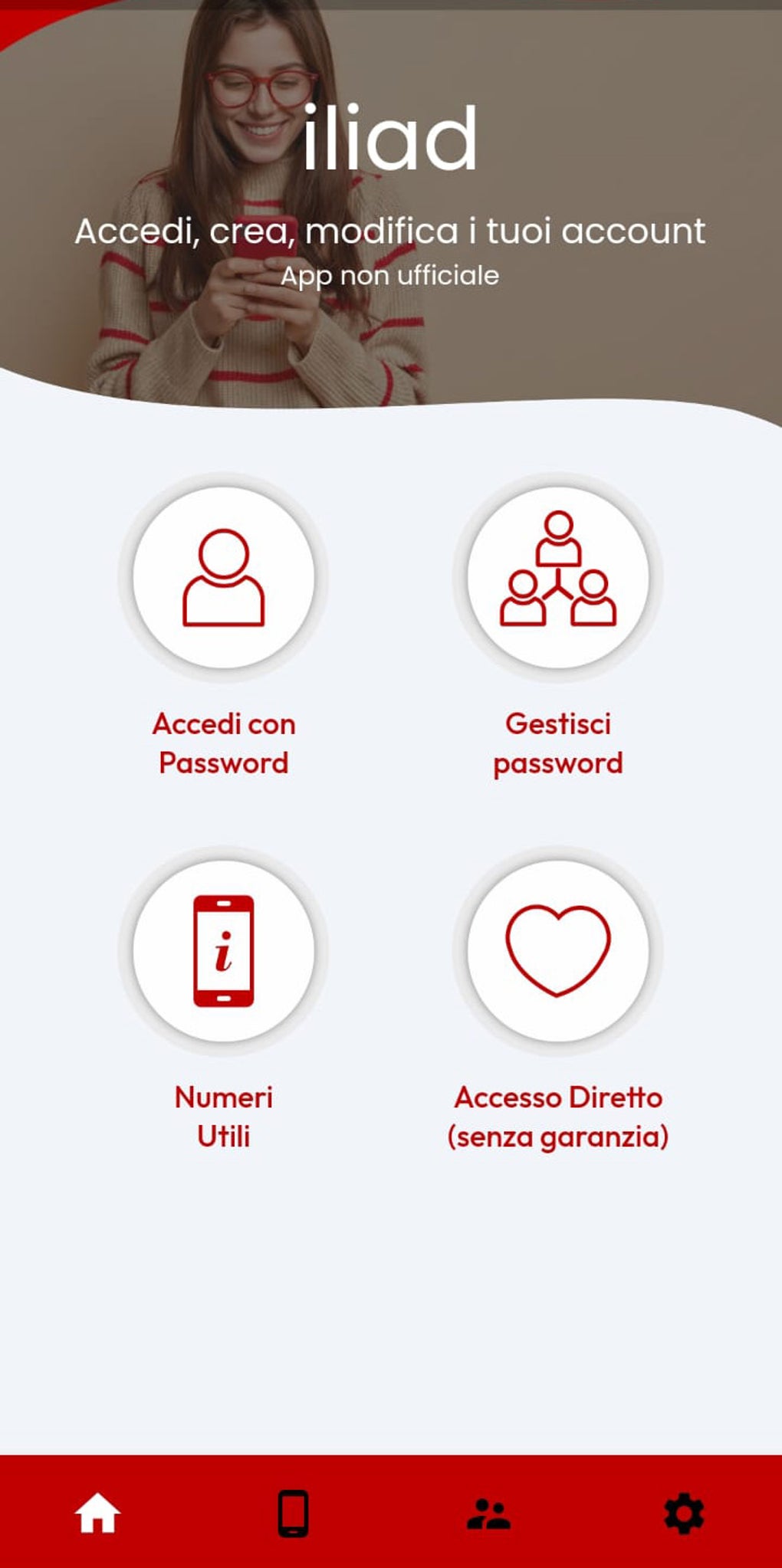 Iliad Gestione Account para Android - Descargar