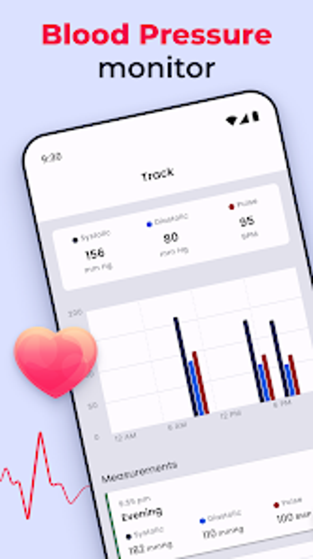 Blood Pressure Tracker pour Android - Télécharger