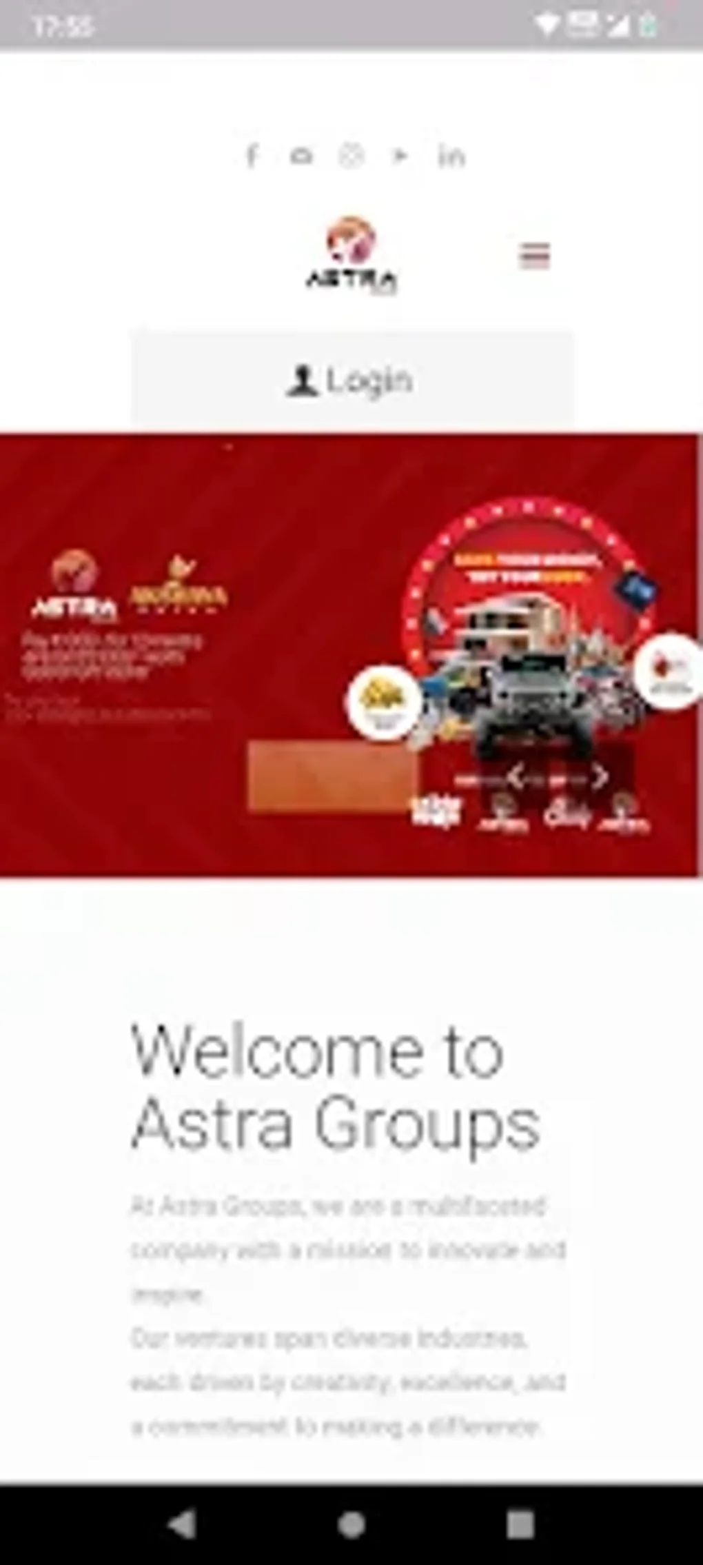 Astra Groups สำหรับ Android - ดาวน์โหลด