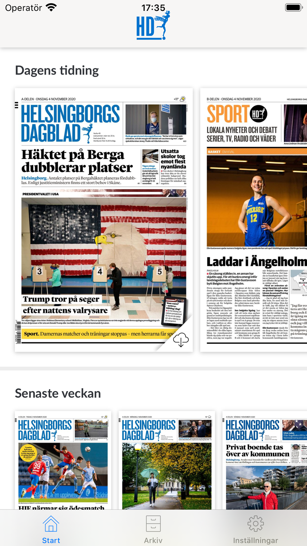 HD E-tidning para iPhone - Descargar