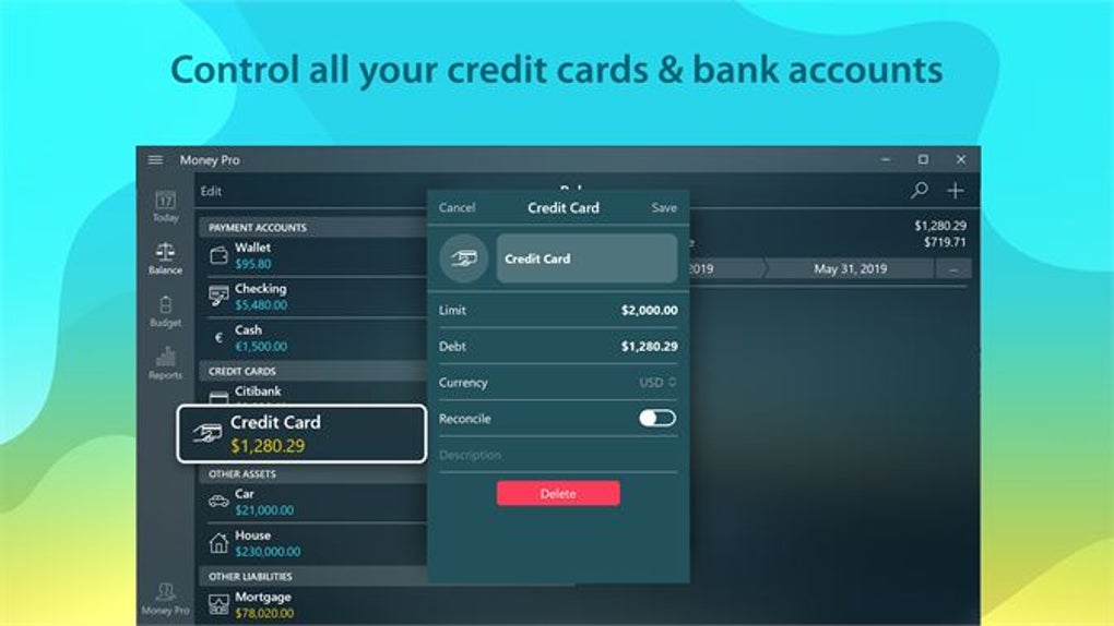 Money Pro Personal Finance Expense Tracker Download