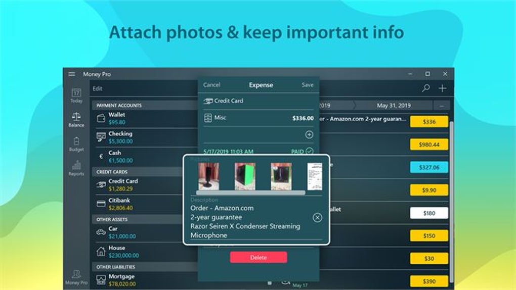 Money Pro Personal Finance Expense Tracker Download