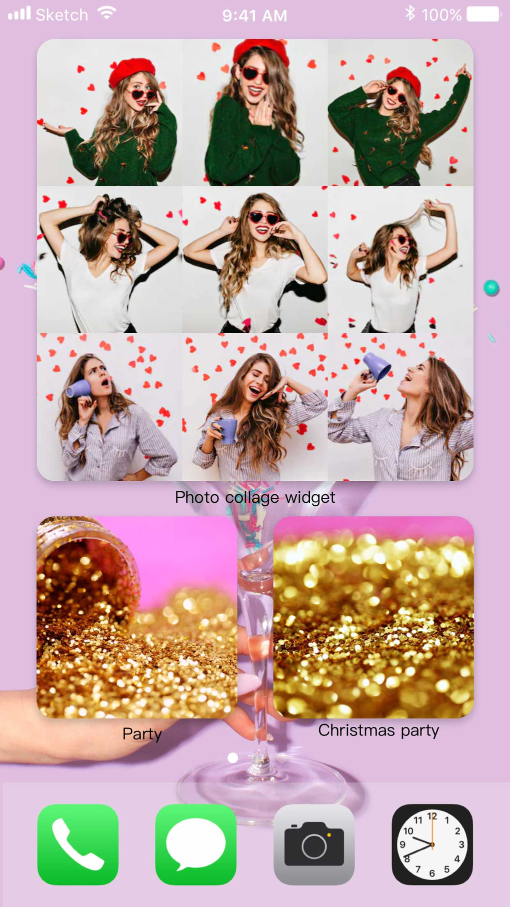 Photos Collage Widget para iPhone - Download