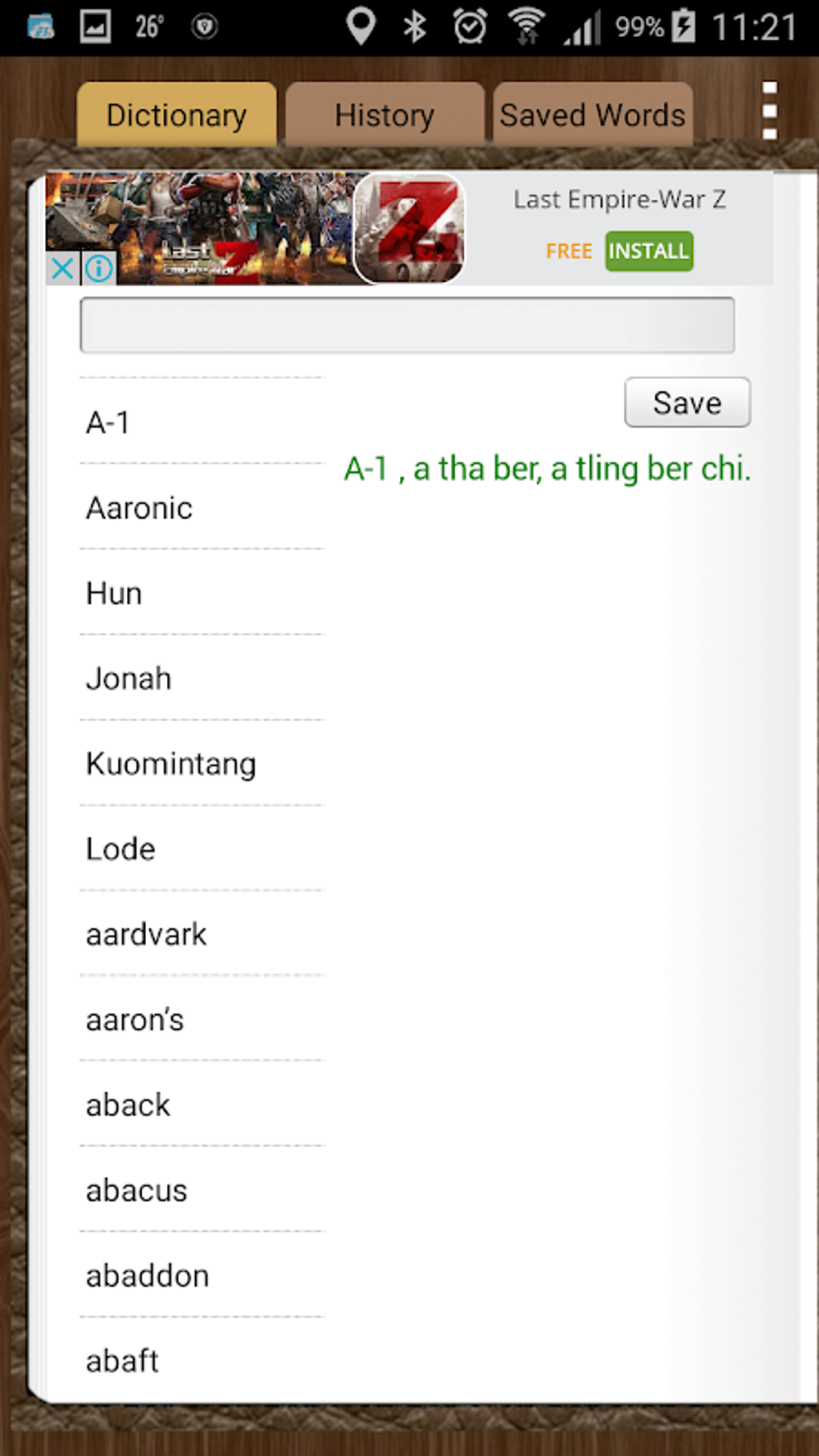 English Mizo Dictionary APK per Android - Download