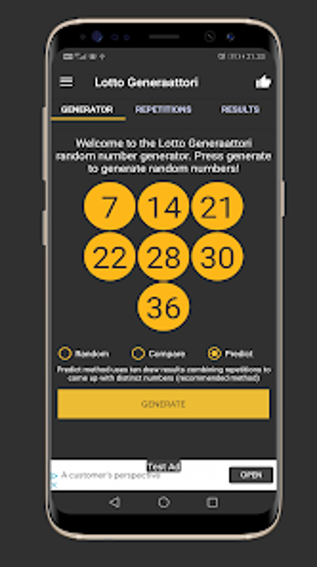 Lotto Generaattori - Nostaa vo for Android - Download