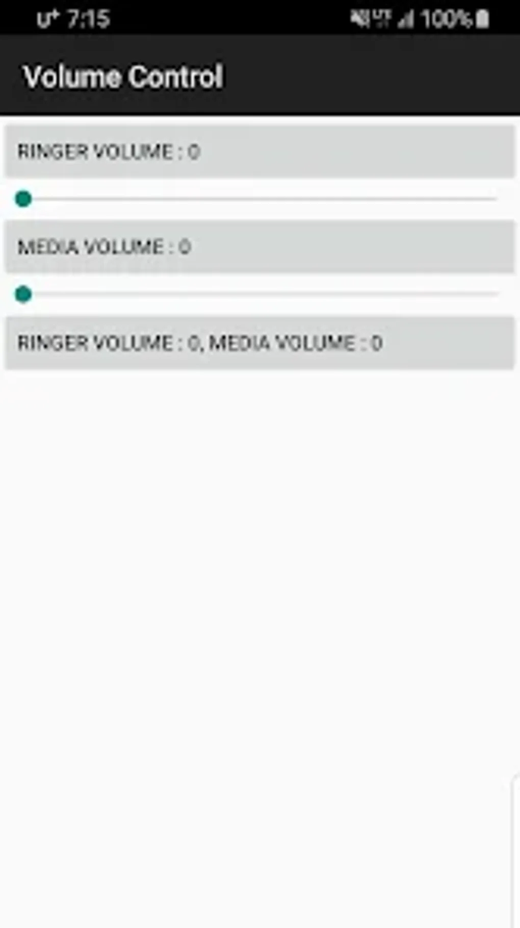 Volume Control para Android - Descargar