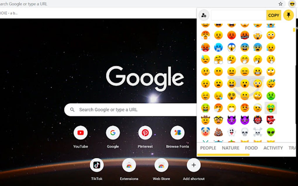 Emoji Keyboard New para Google Chrome - Extensión Descargar