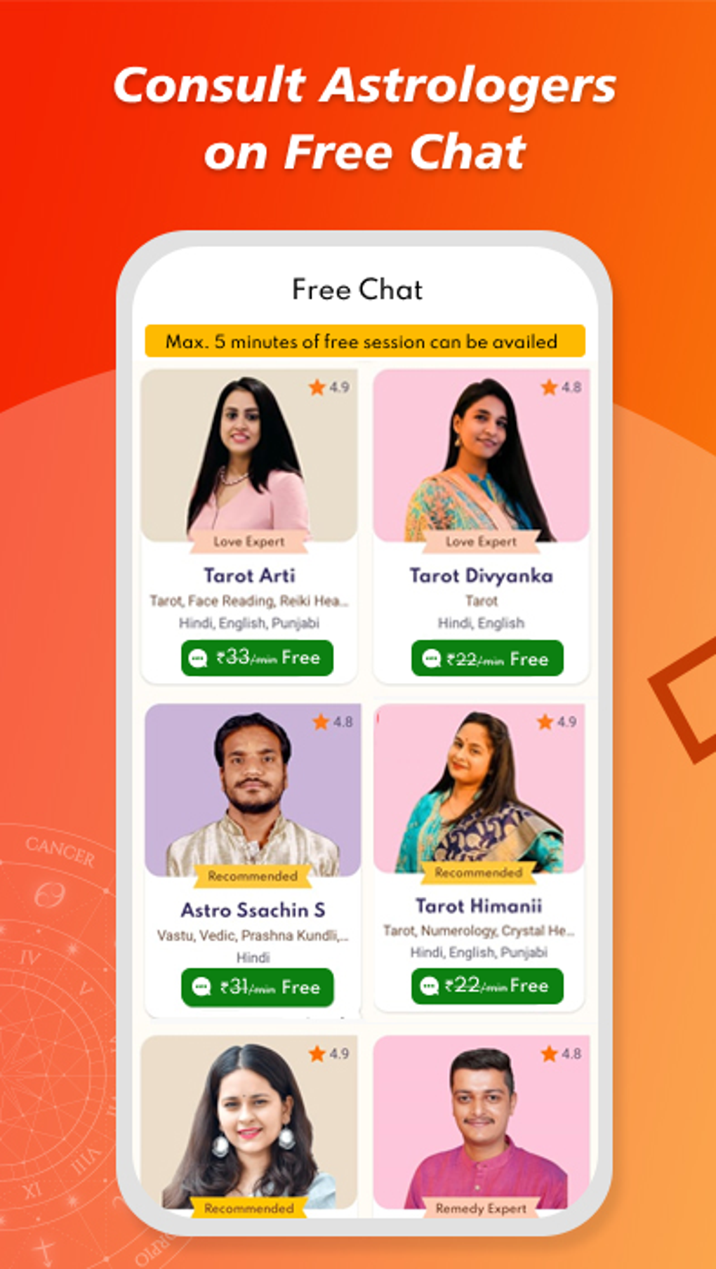 ChatTalk to Astrologer @ Rs 0 APK for Android - Download