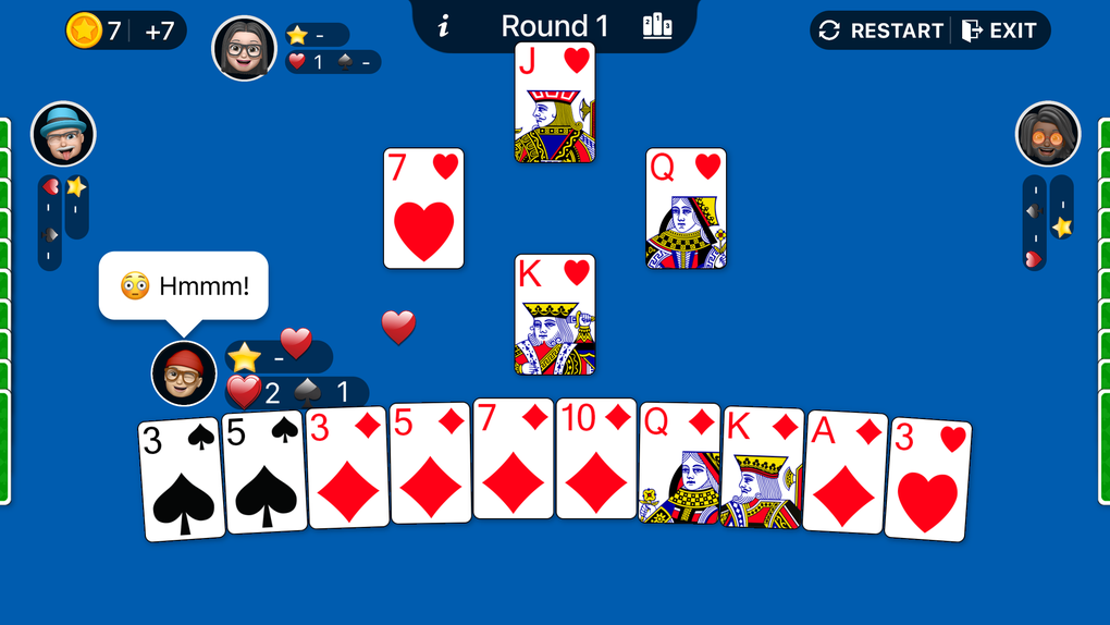 Hearts Card Challenge para iPhone - Descargar