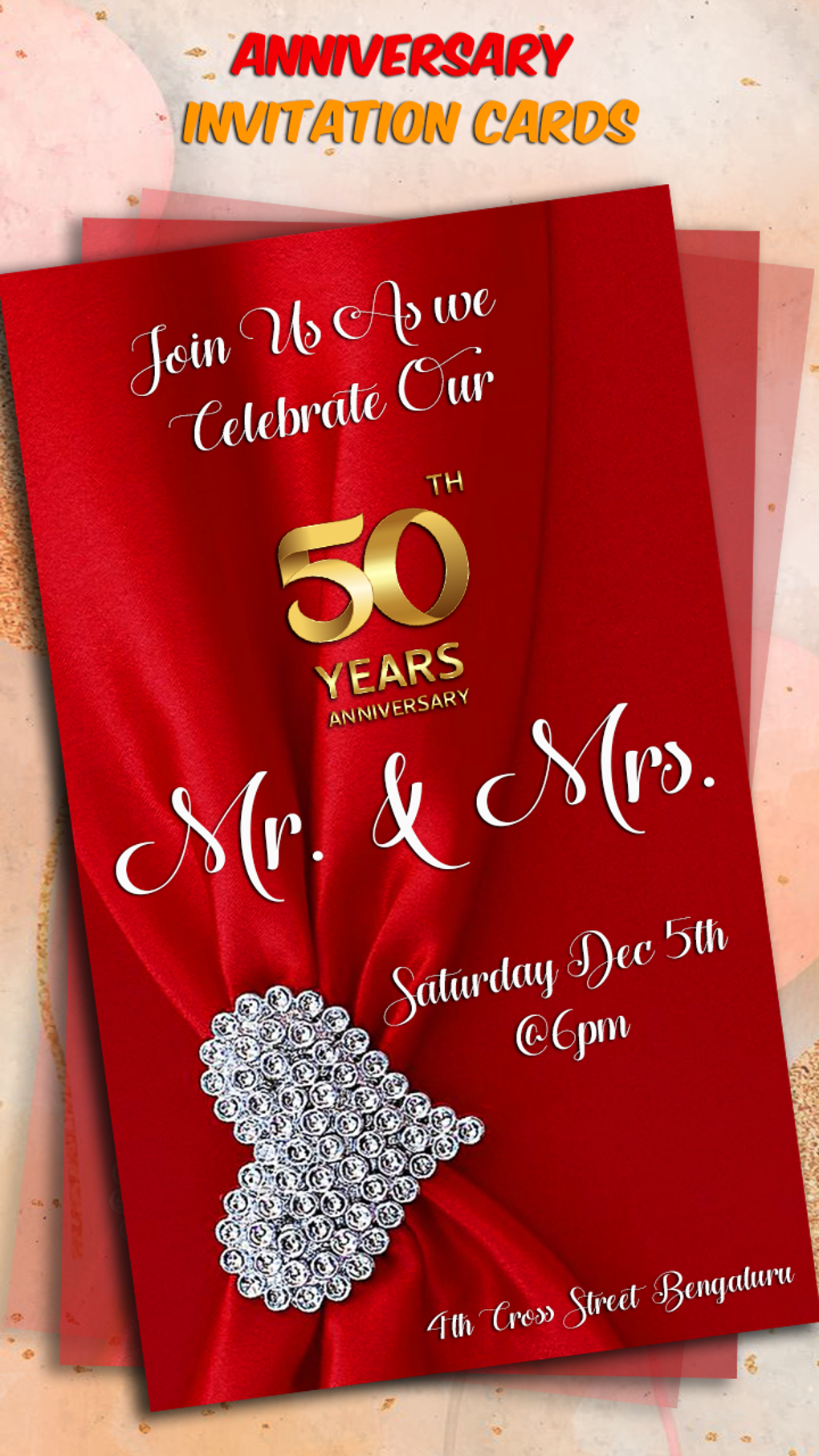 Invitation Card Maker pour Android - Télécharger