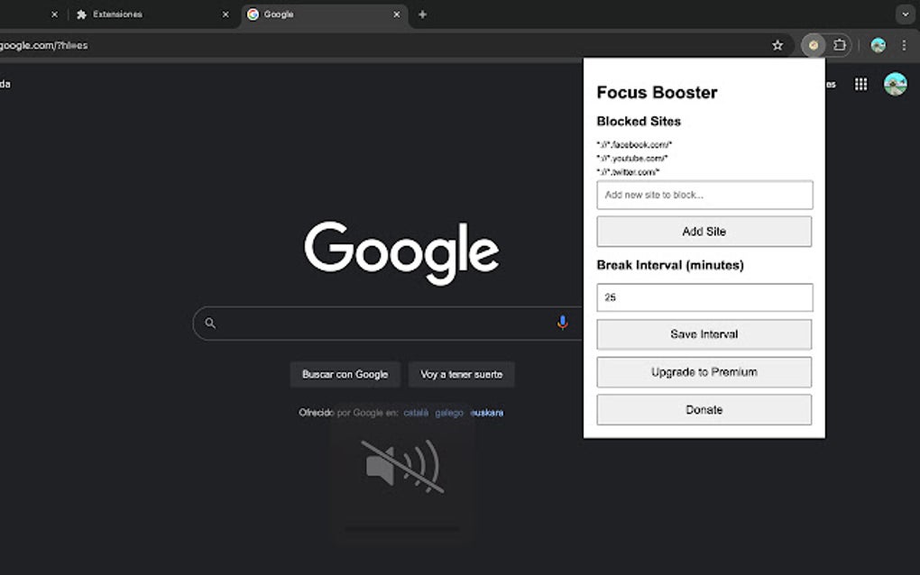Focus Booster for Google Chrome - Extension Download
