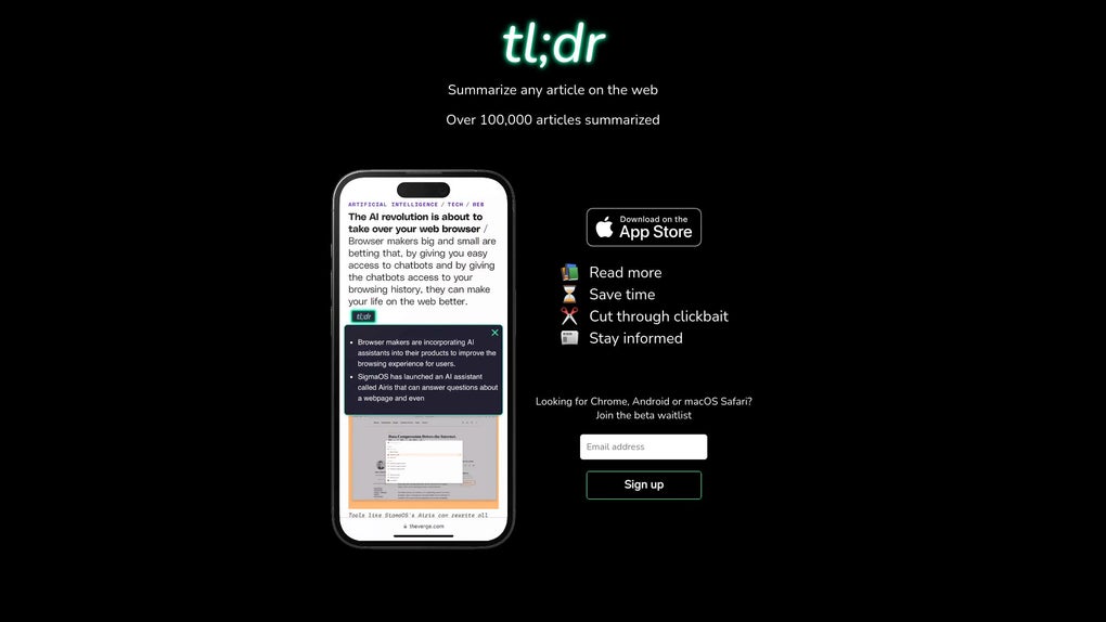 tldr AI Summarizer para Creador de resúmenes de texto con IA ... tldr AI Summarizer para Creador de resúmenes de texto con IA ...