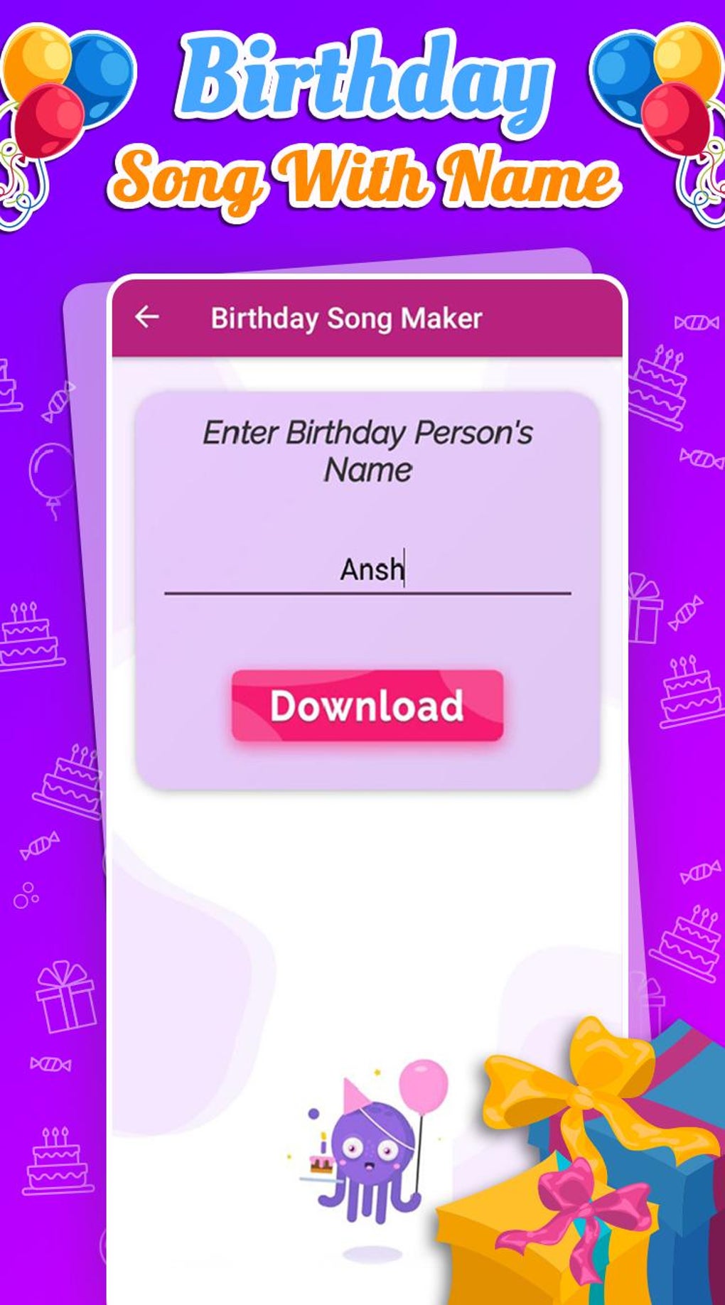 Birthday Song With Name for Android - Download