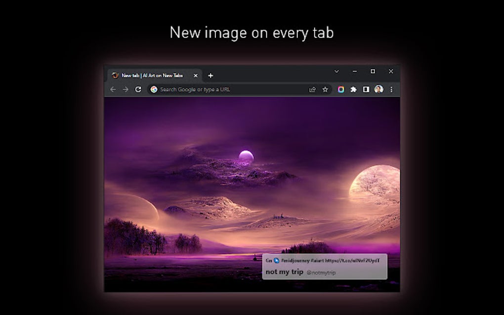 AI Art on New Tabs para Google Chrome - Extensión Descargar