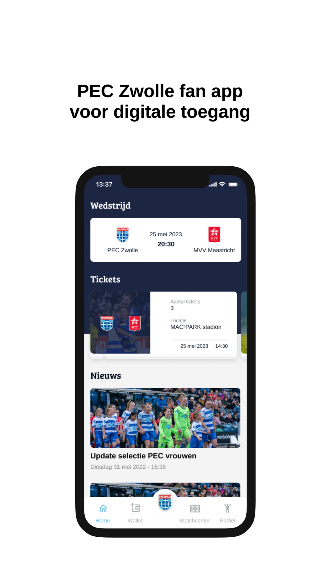 PEC Zwolle App for iPhone - Download