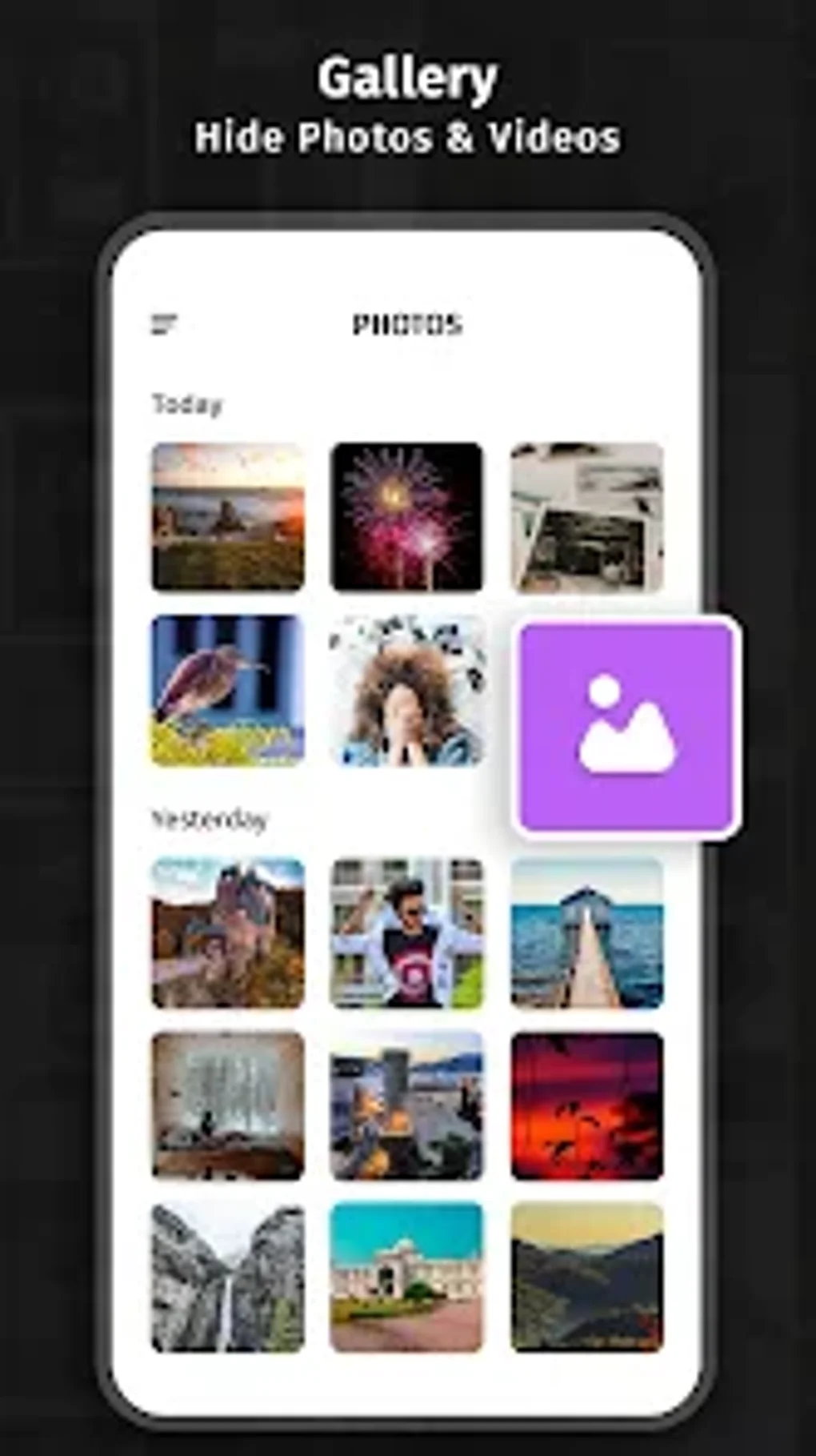 Gallery - photo gallery Vault per Android - Download