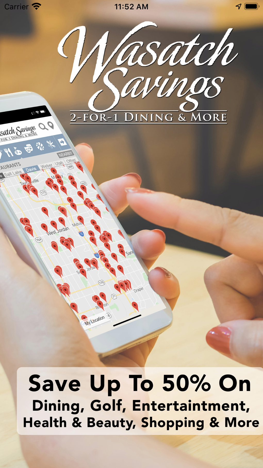 iPhone için Wasatch Savings: 241 Dining - İndir