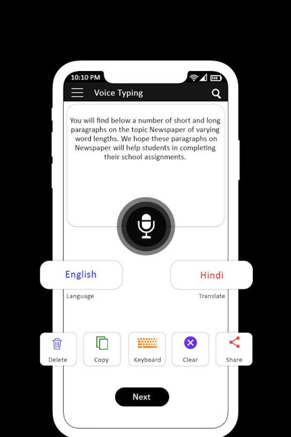 Android için Voice Typing In All Language APK - İndir