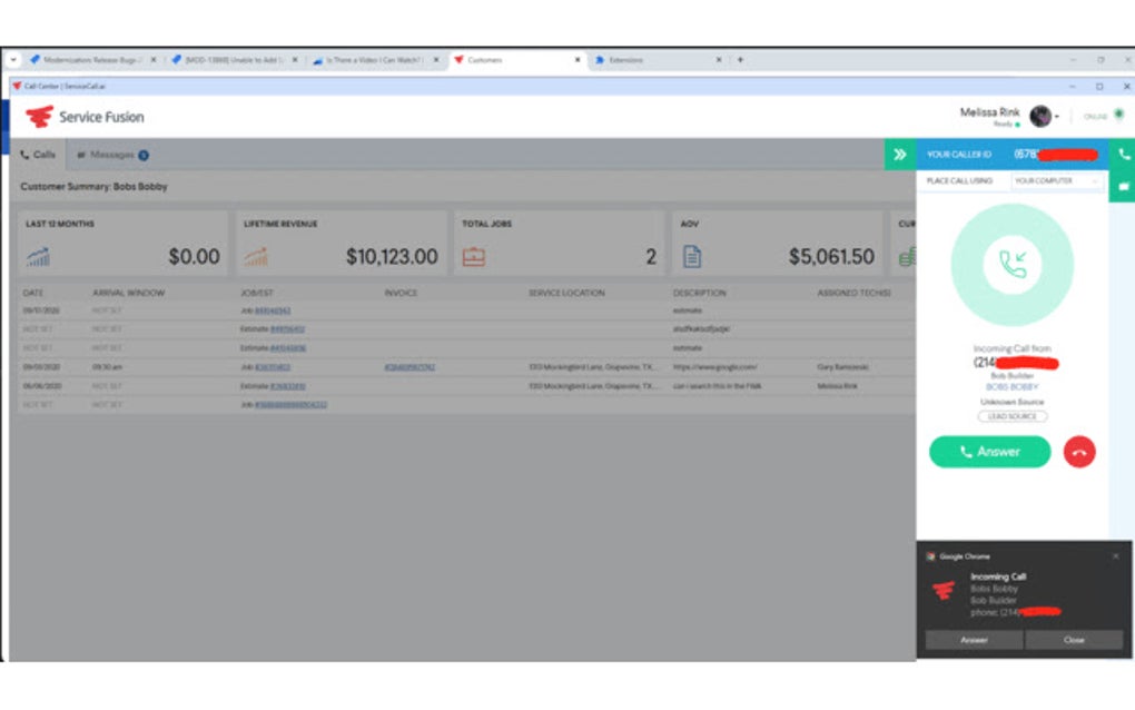 ServiceCall.ai Extension para Google Chrome - Extensión Descargar