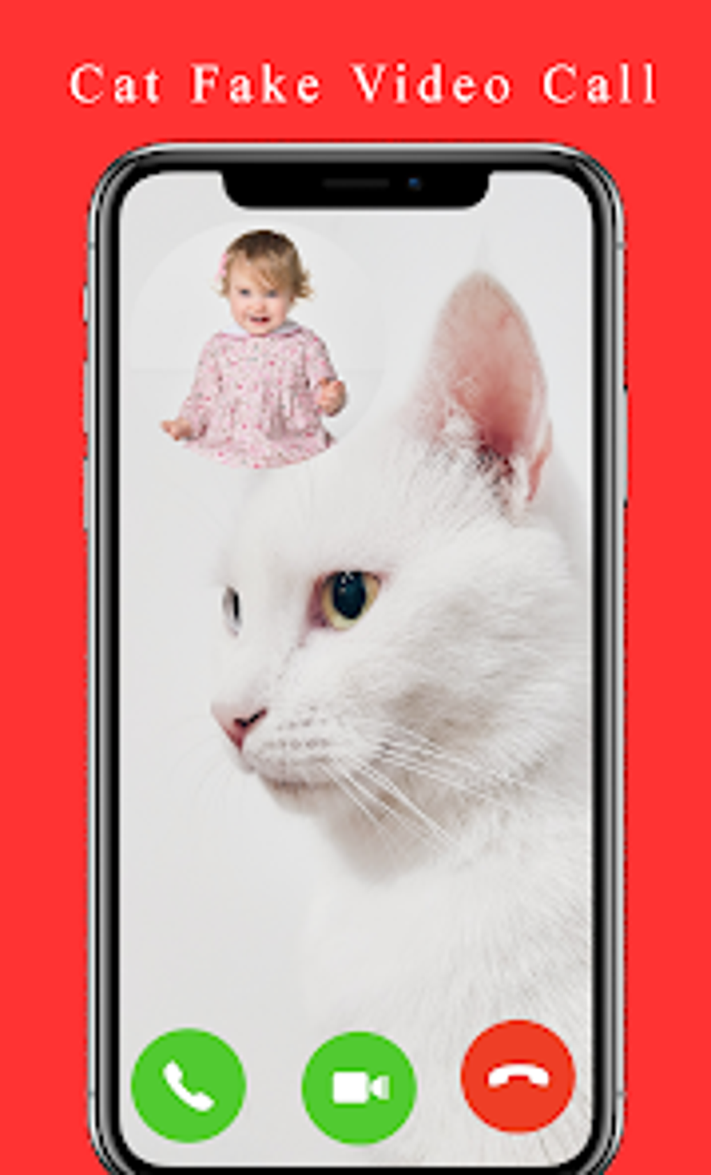cat fake video call prank para Android - Descargar