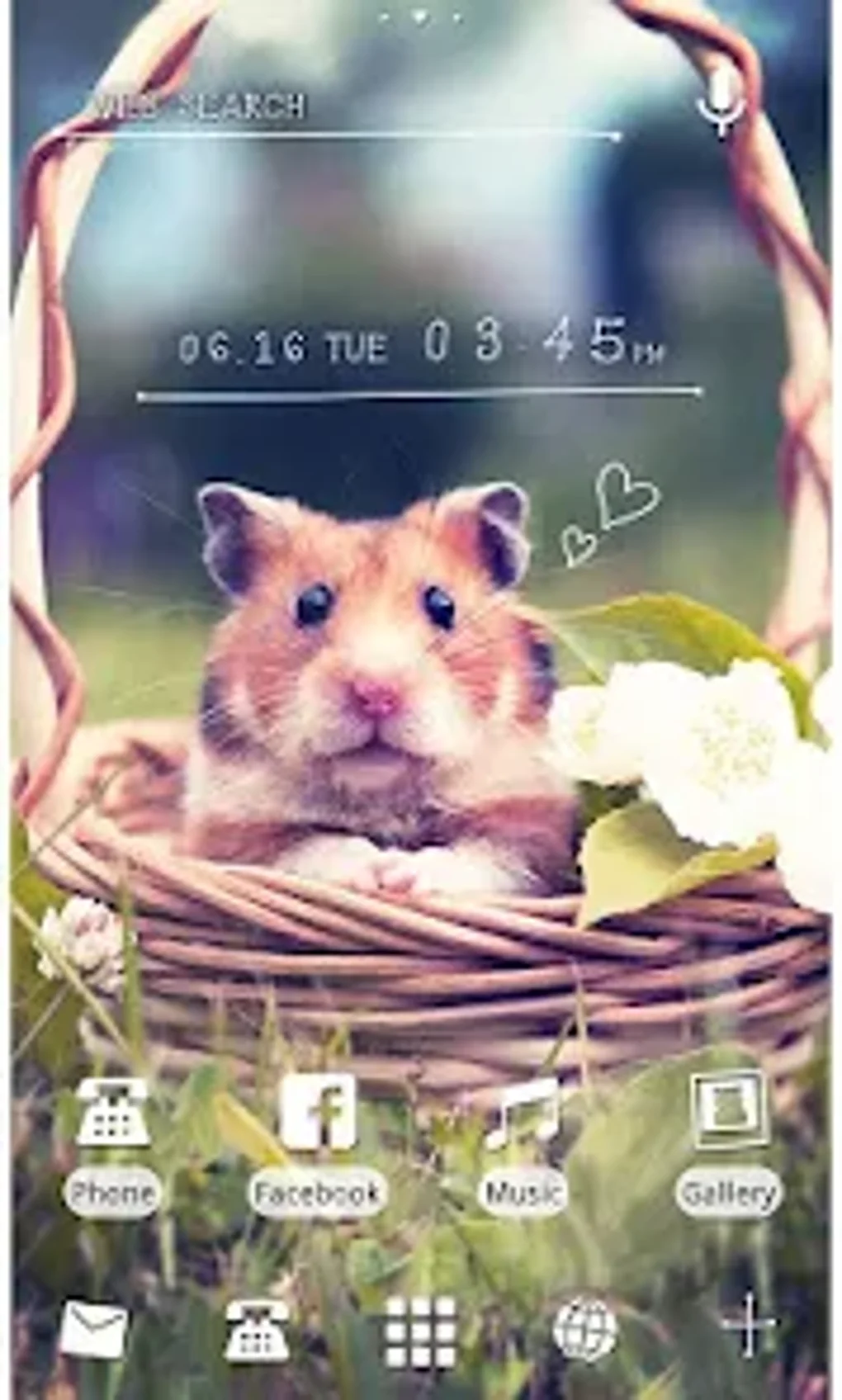 Cute Theme-Hamster Cuteness- para Android - Descargar