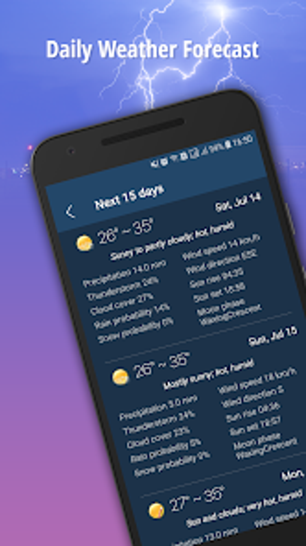 Weather für Android - Download