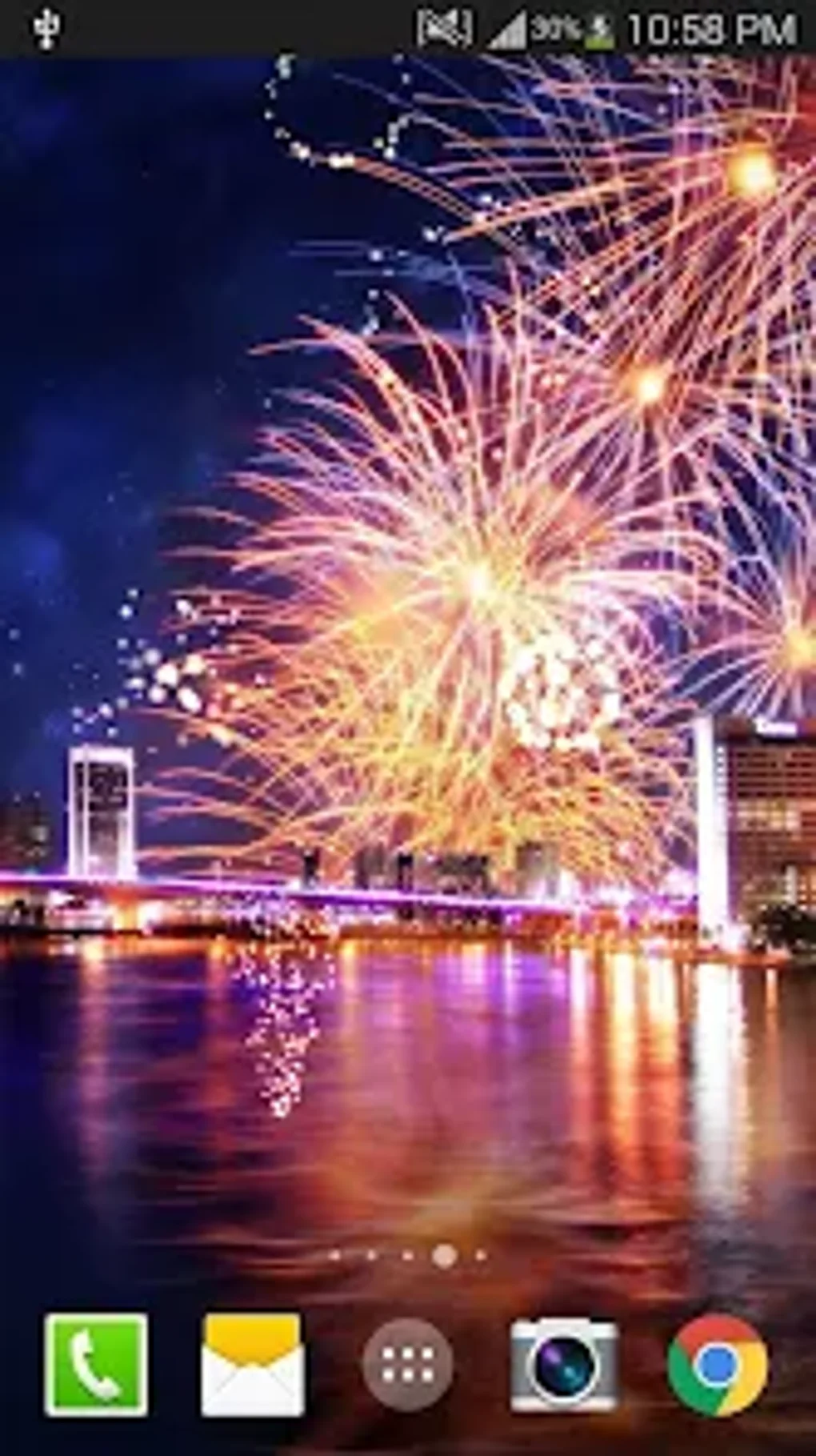 Fireworks Live Wallpaper для Android — Скачать