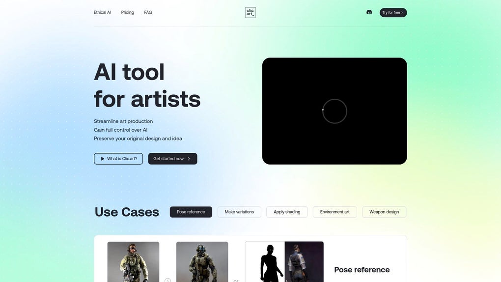 Clio Art for AI Design: review, features & use cases