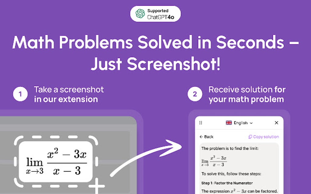 MathGPT pour Google Chrome - Extension Télécharger