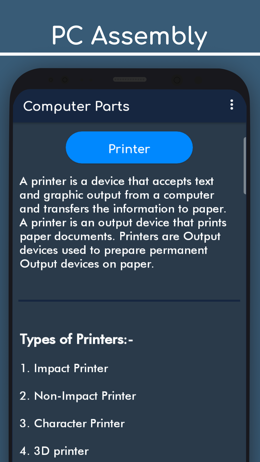 Android 용 Computer Parts: All About Comp APK - 다운로드