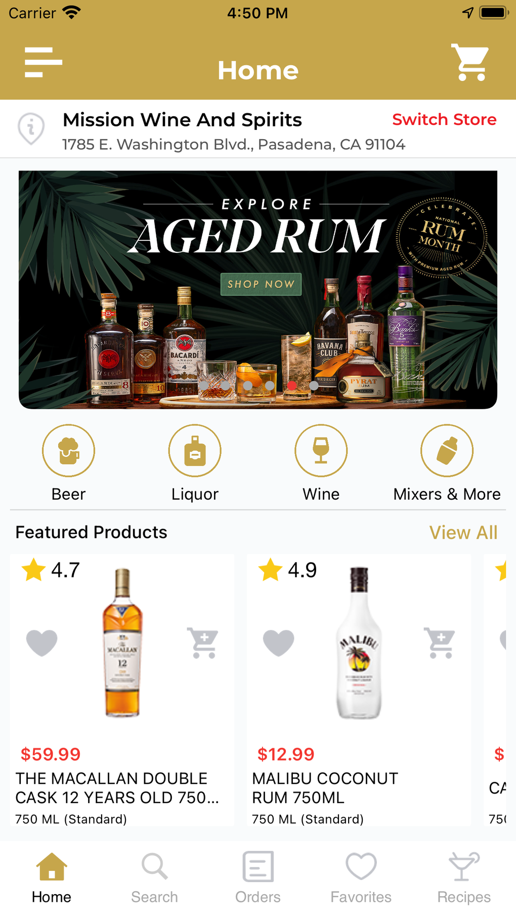 Mission Wine and Spirits für iPhone - Download