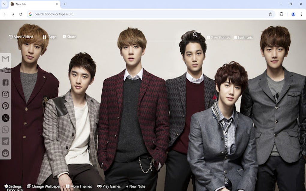 EXO Wallpaper Google Chrome 용 - 확장 프로그램 다운로드