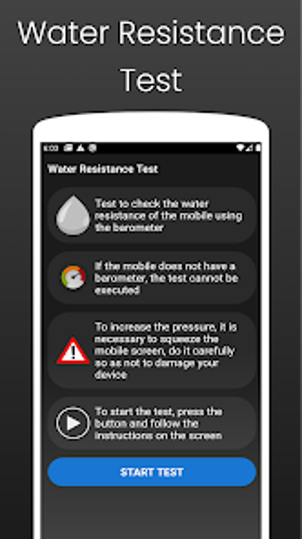Water Resistance Test for Android - Download