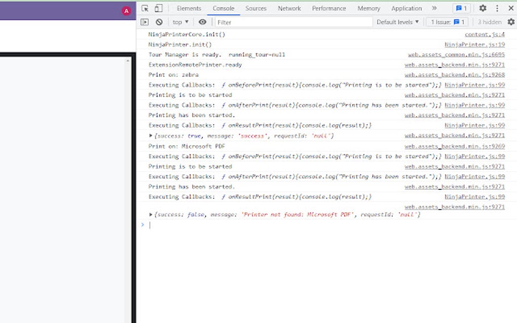 Ninja Remote Printer Google Chrome 용 - 확장 프로그램 다운로드