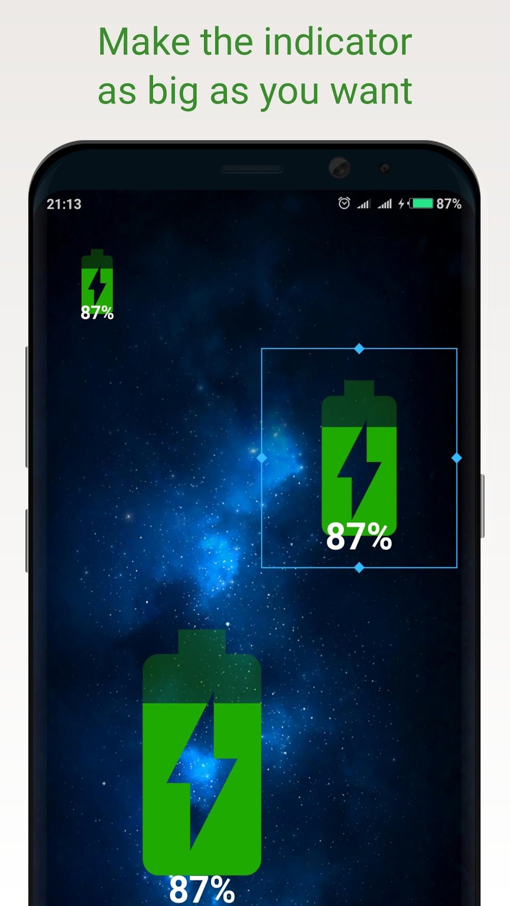 Simple Big Battery Widget for Android - Download