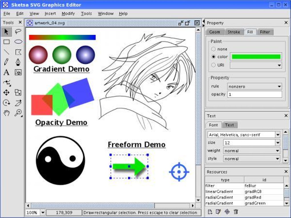 Sketsa SVG Editor Sketsa SVG Editor
