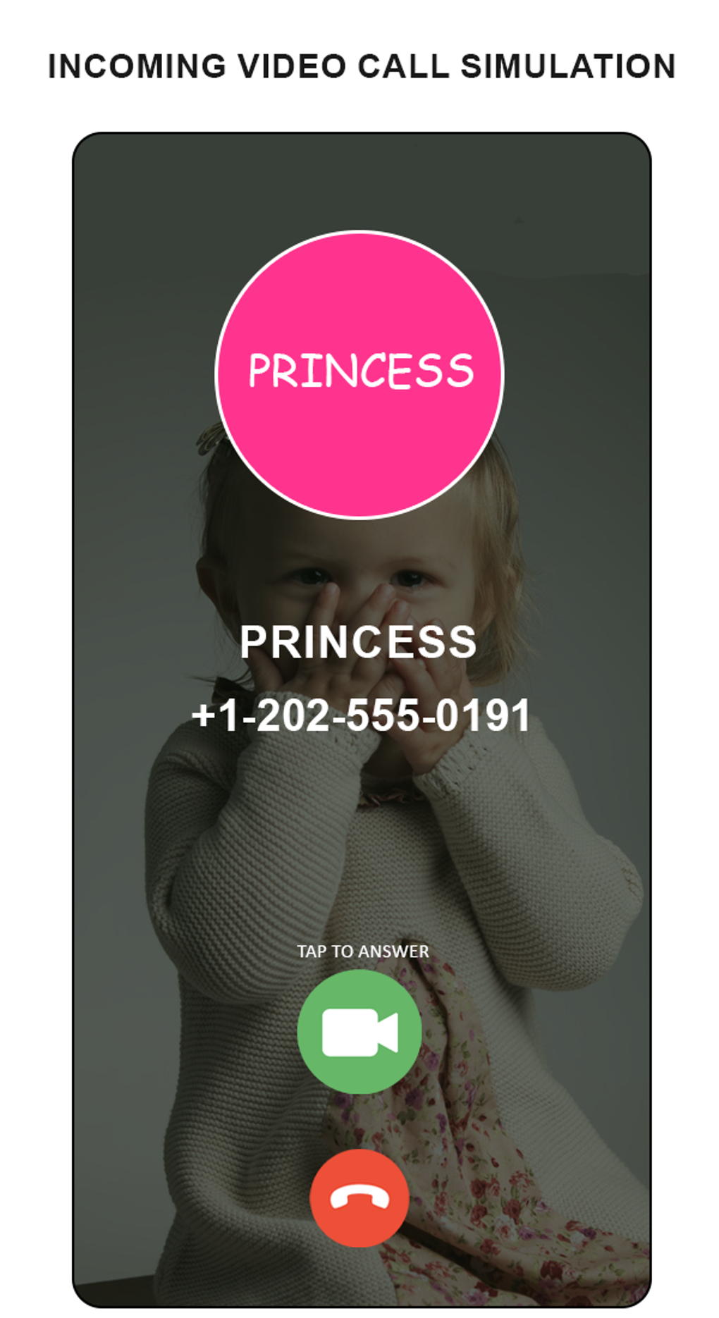 Fake Call Simulator For Princess For Android Download