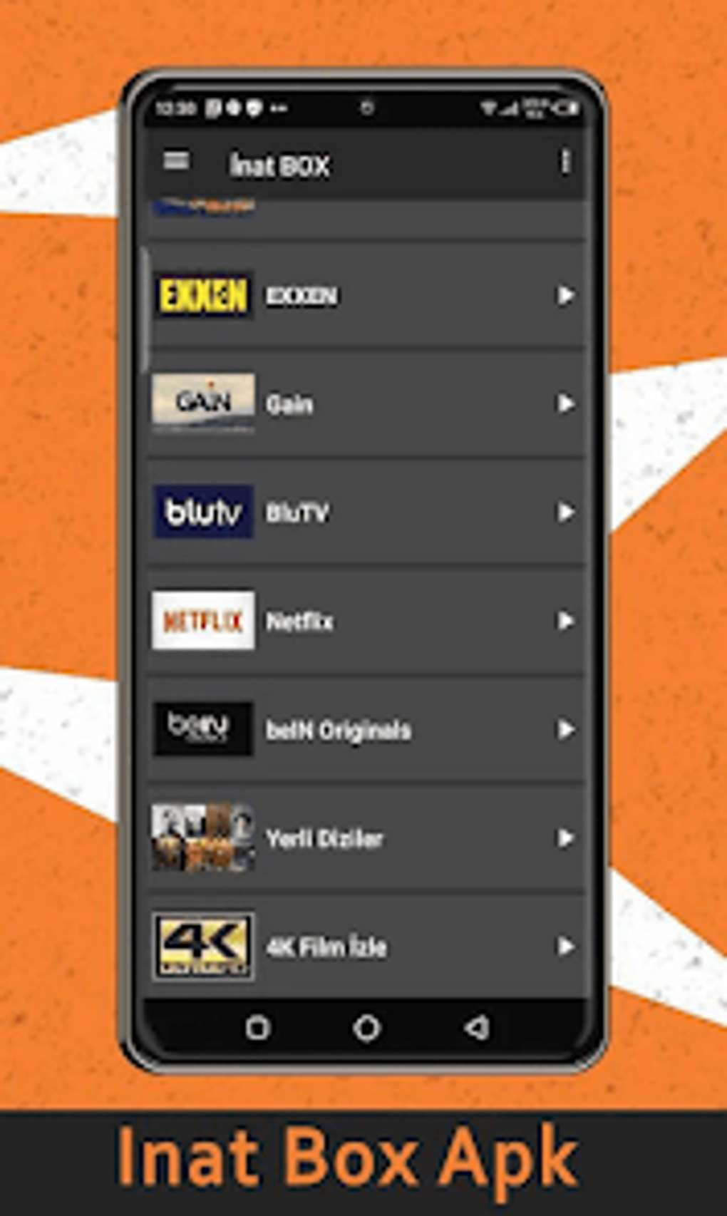 Android için inat Box tv apk : indir Advice - İndir