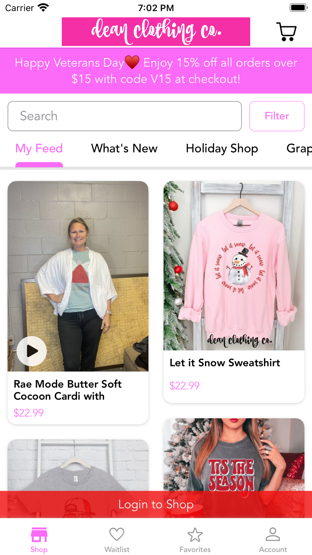 Dean Clothing Co for iPhone - Download